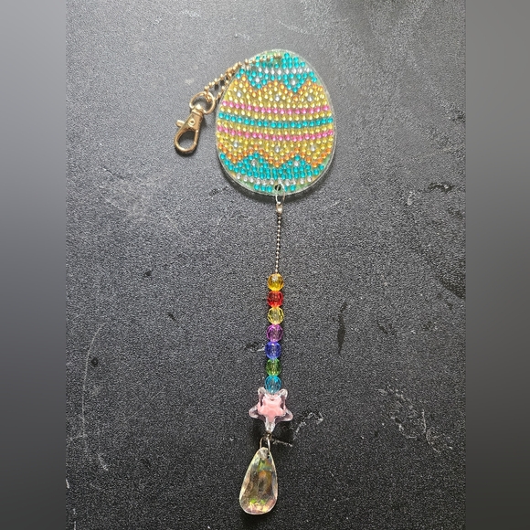 Hand Crafted | Accessories | Easter Keychain Diamond Art Style | Poshmark